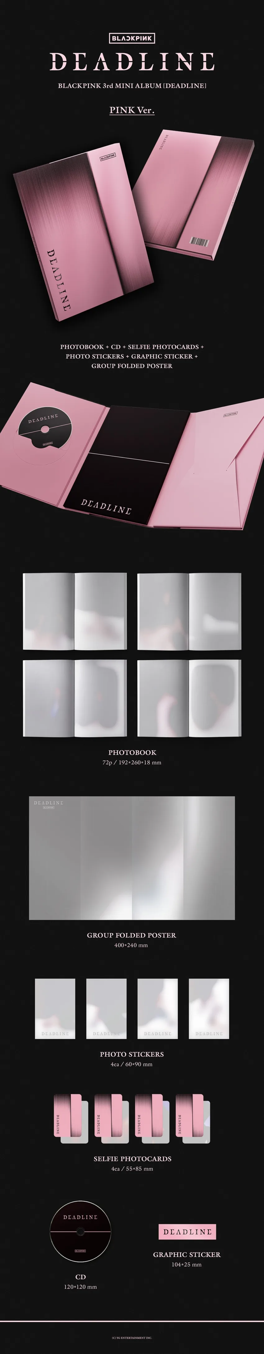 Pre order: BLACKPINK – 3RD MINI ALBUM [DEADLINE] PINK VERSION. EST SHIP ...